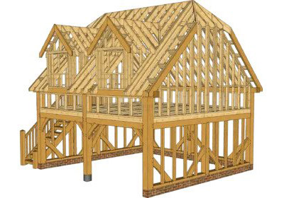 Bespoke Oak Framed Building Kits & Structures | Trade Oak Building Kits